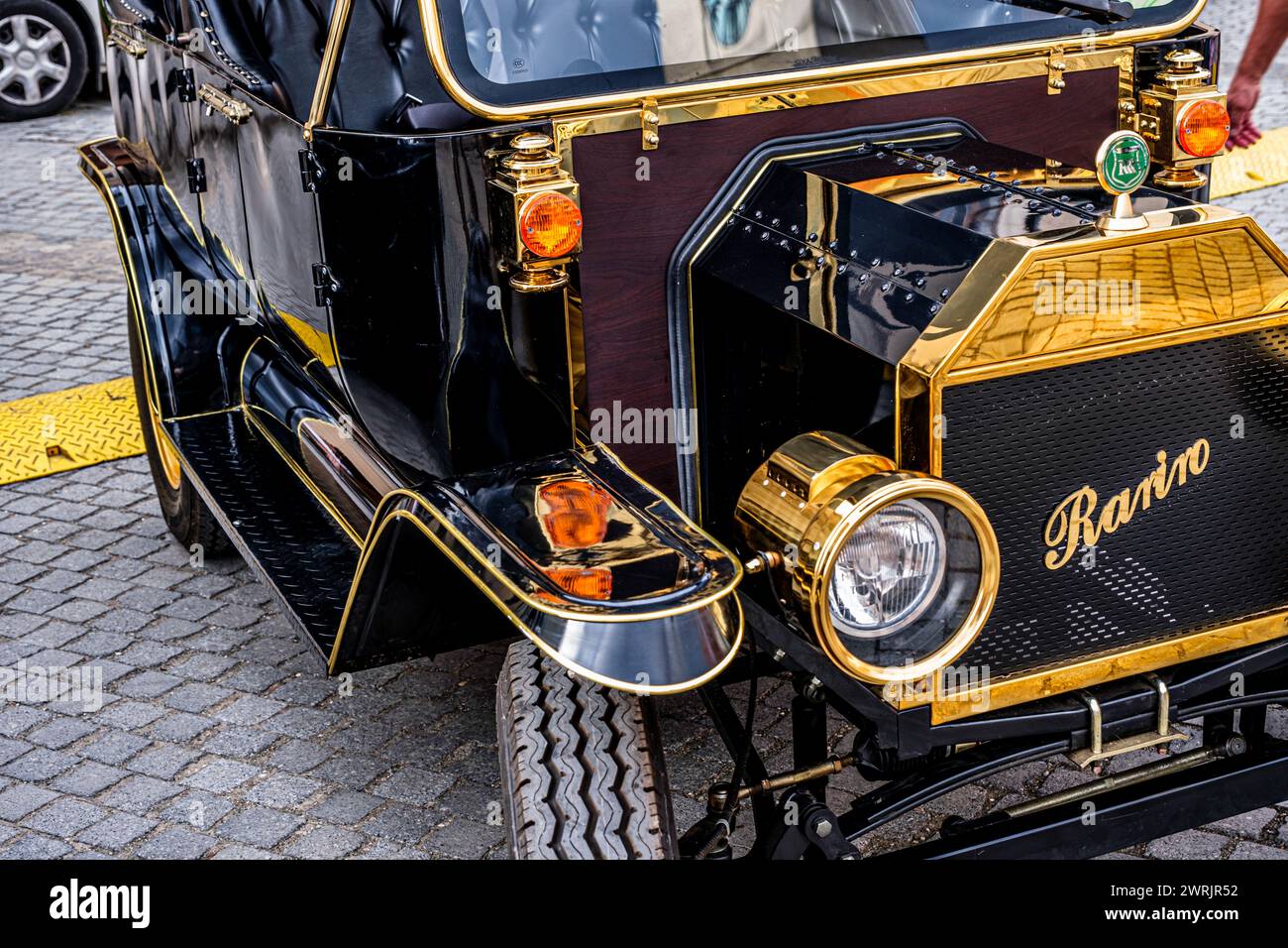 Sibiu City, Romania - 12 August 2021. classic vintage cars in the ...