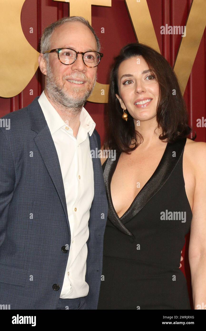 LOS ANGELES - JAN 15: Kevin Sussman, Addie Hall at the 2024 AppleTV ...