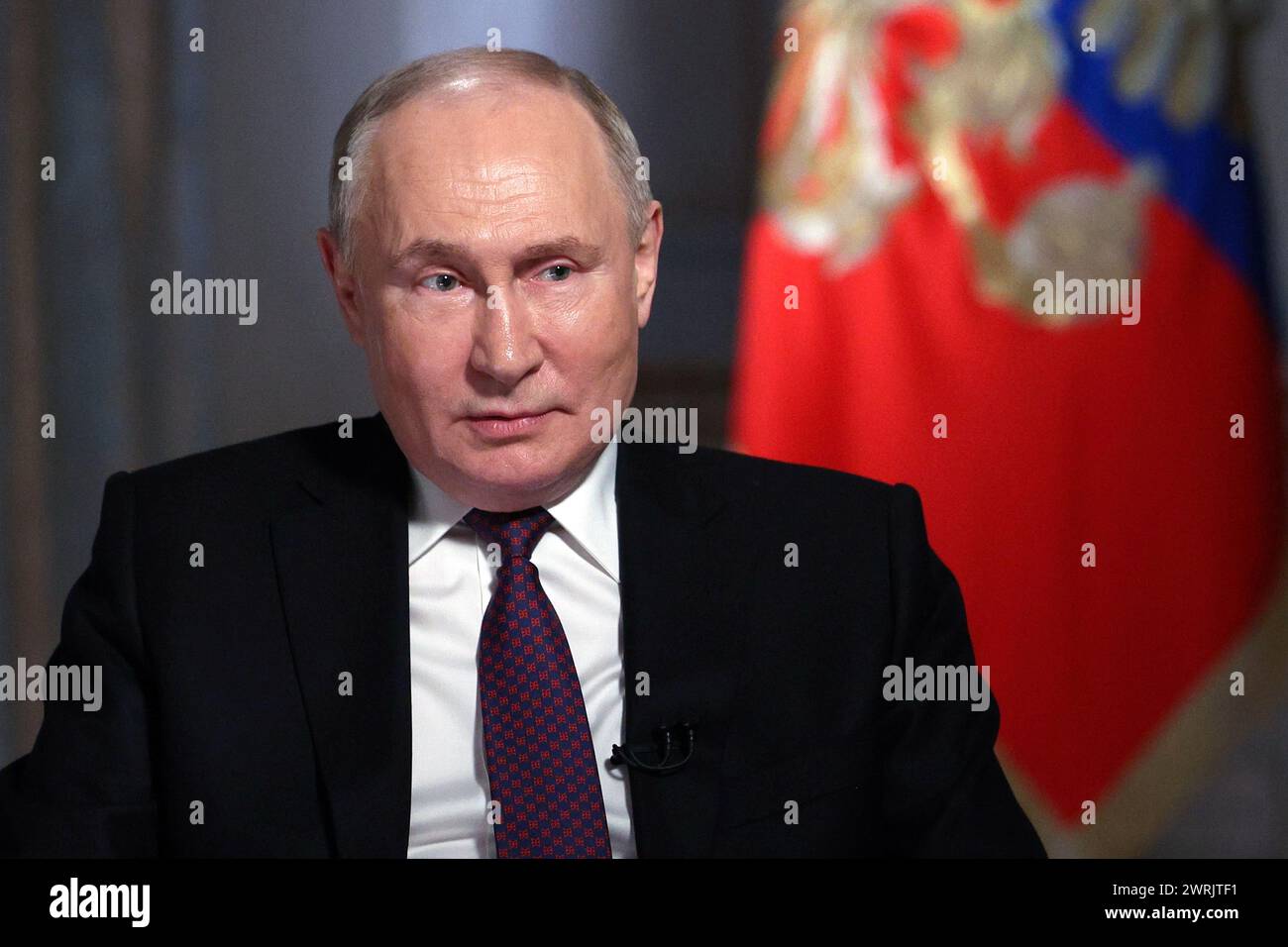Russian President Vladimir Putin is interviewed by Rossiya Segodnya International Media Group ...