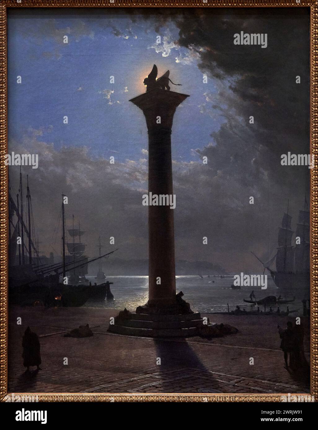 Friedrich nerly moonlight hi-res stock photography and images - Alamy