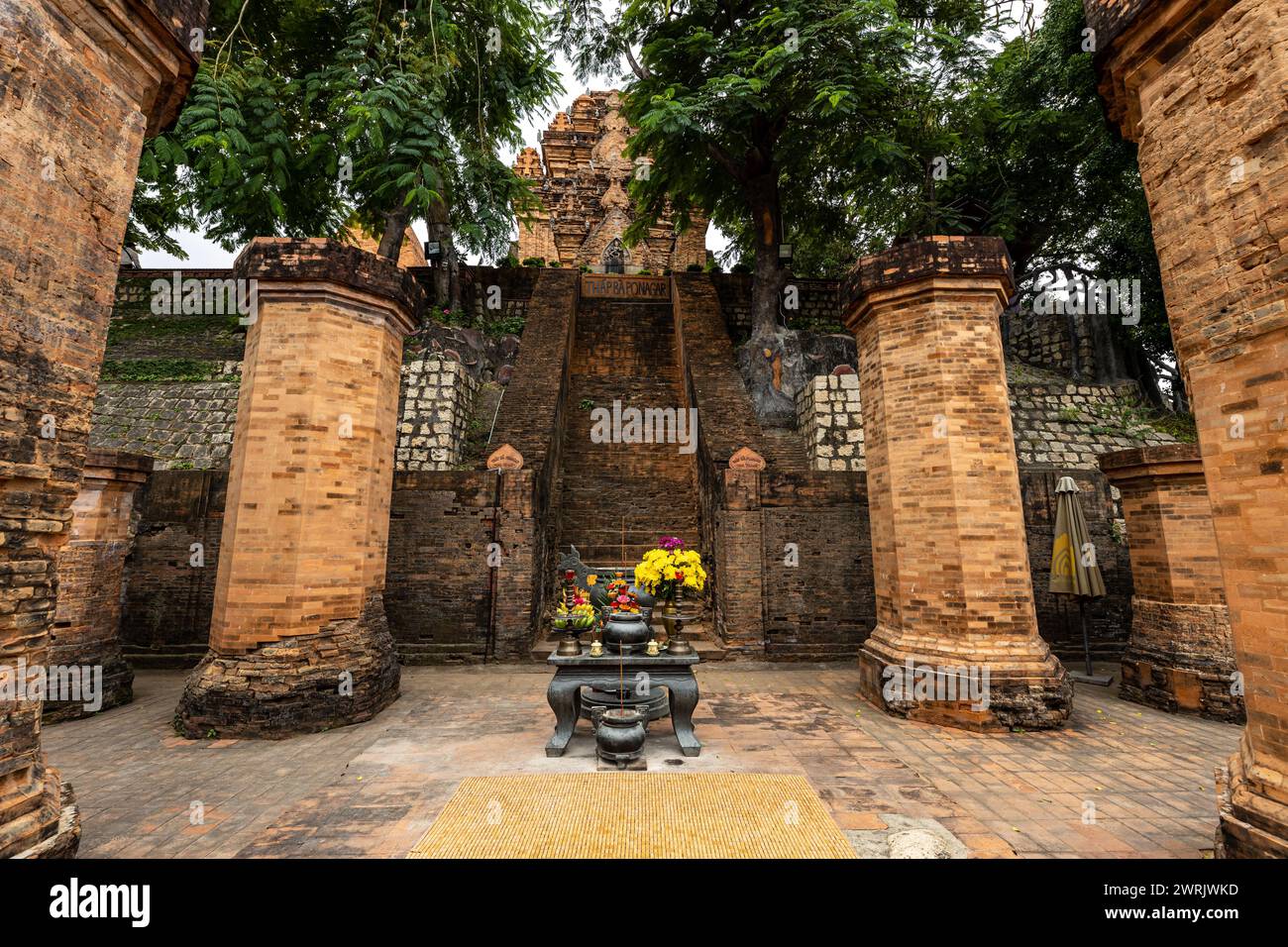 The Cham Towers of Po Nagar in Nha Trang Vietnam Stock Photo - Alamy