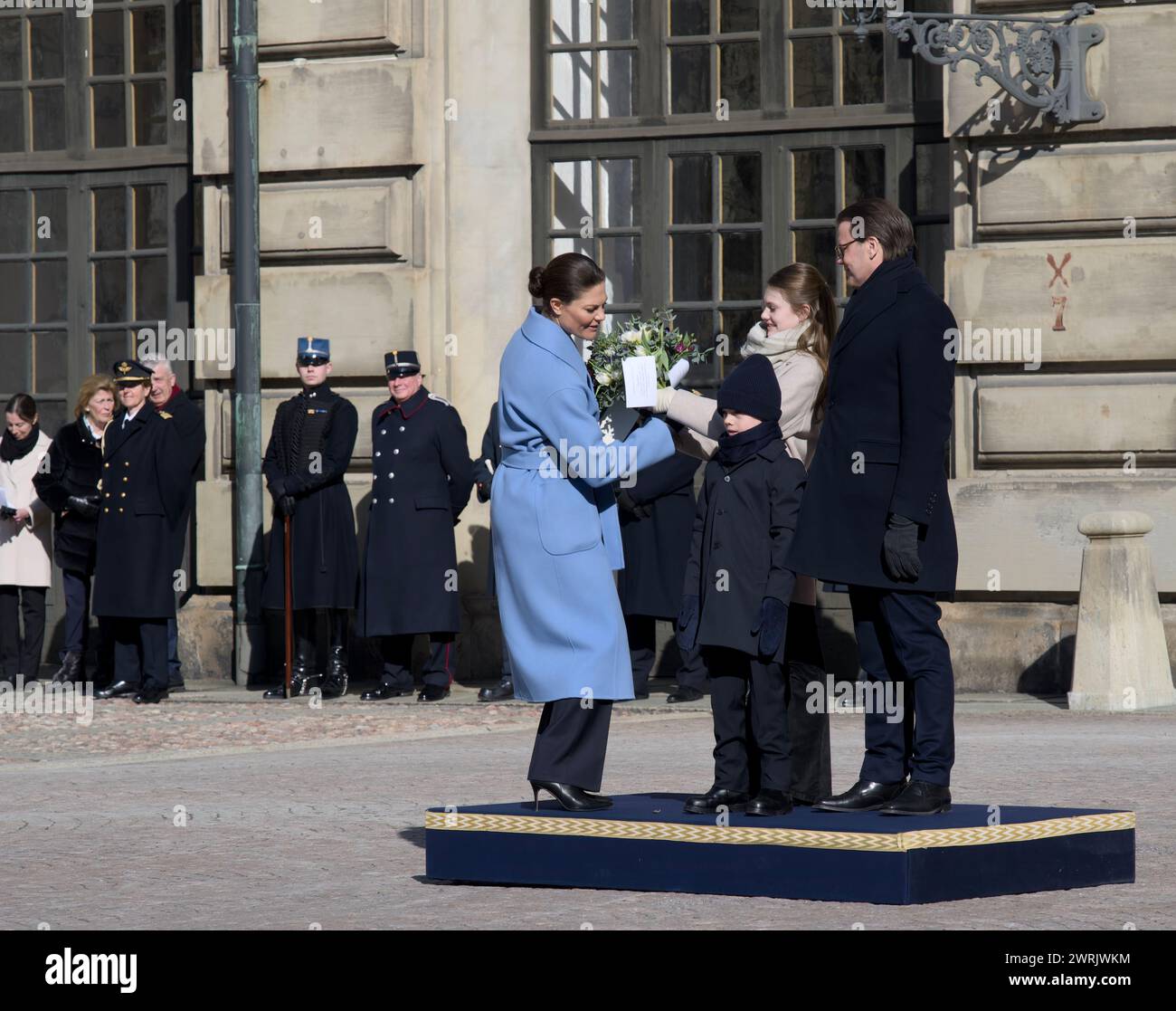STOCKHOLM, SWEDEN - MARCH 12, 2024: Crown Princess Victoria of Sweden ...