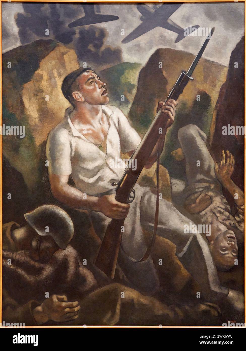 “War Triptych,The Exodus”, 1937-38, Aurelio Arteta (1879-1940 ...