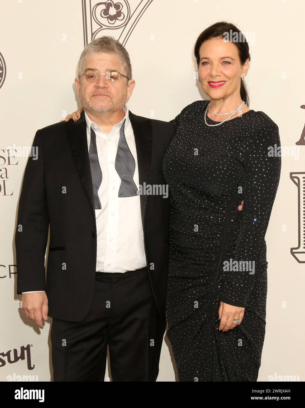 LOS ANGELES - JAN 6: Patton Oswalt, Meredith Salanger at the 2024 Art ...
