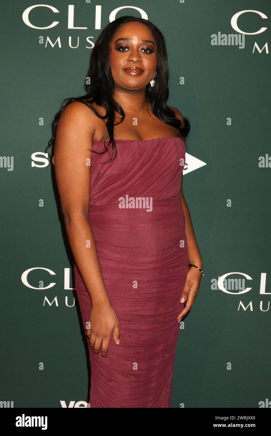 LOS ANGELES - JAN 31: Ayoni at the 2024 Clio Music Awards at the ...