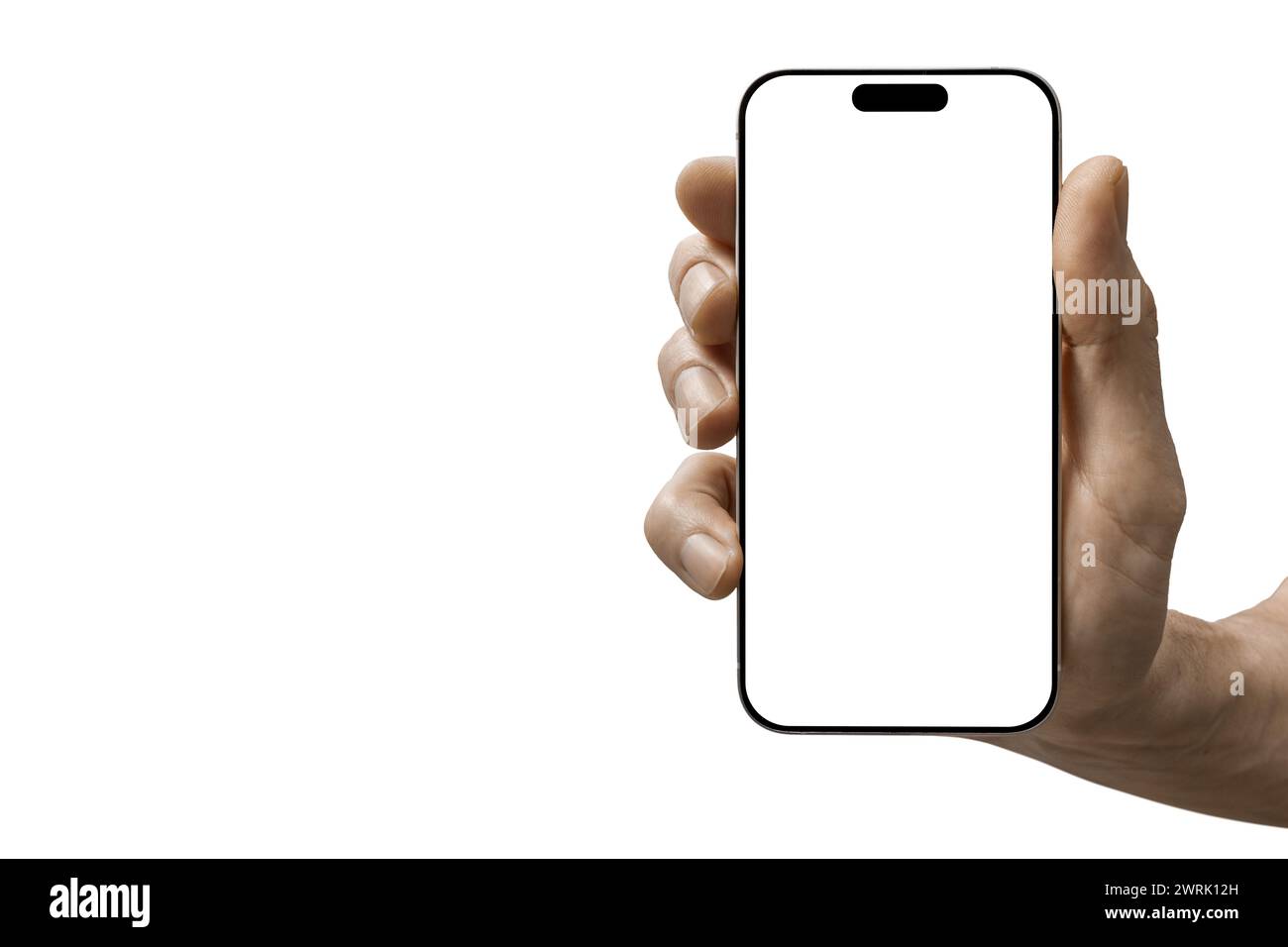 White screen mockups Cut Out Stock Images & Pictures - Alamy