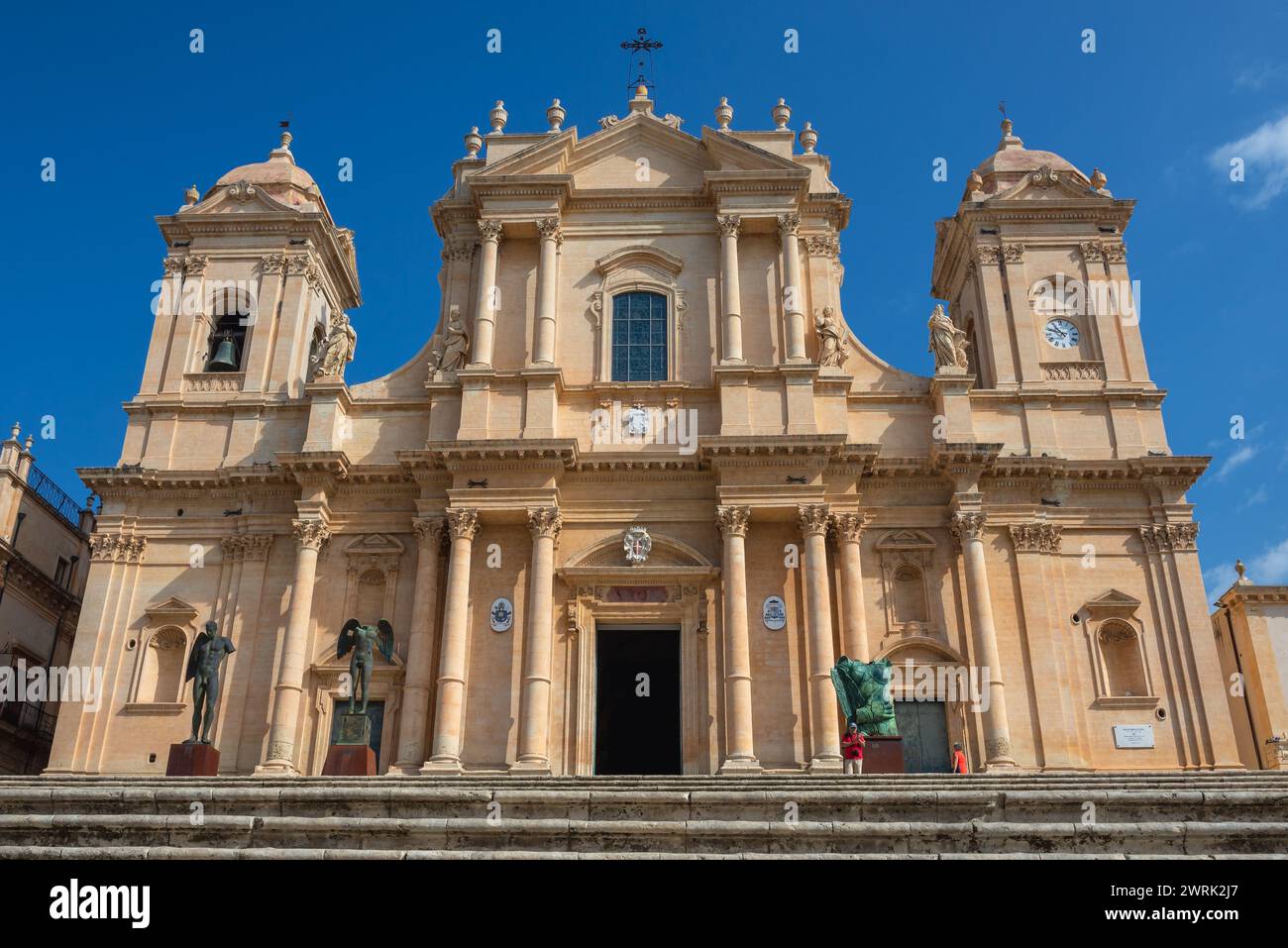 Cathedral of Saint Nicholas of Myra and sculptures of Igor Mitoraj in ...