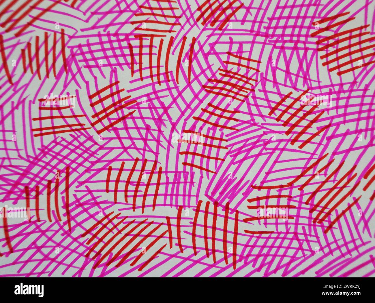 Practice drawing colored lines with Copic marker Stock Photo - Alamy
