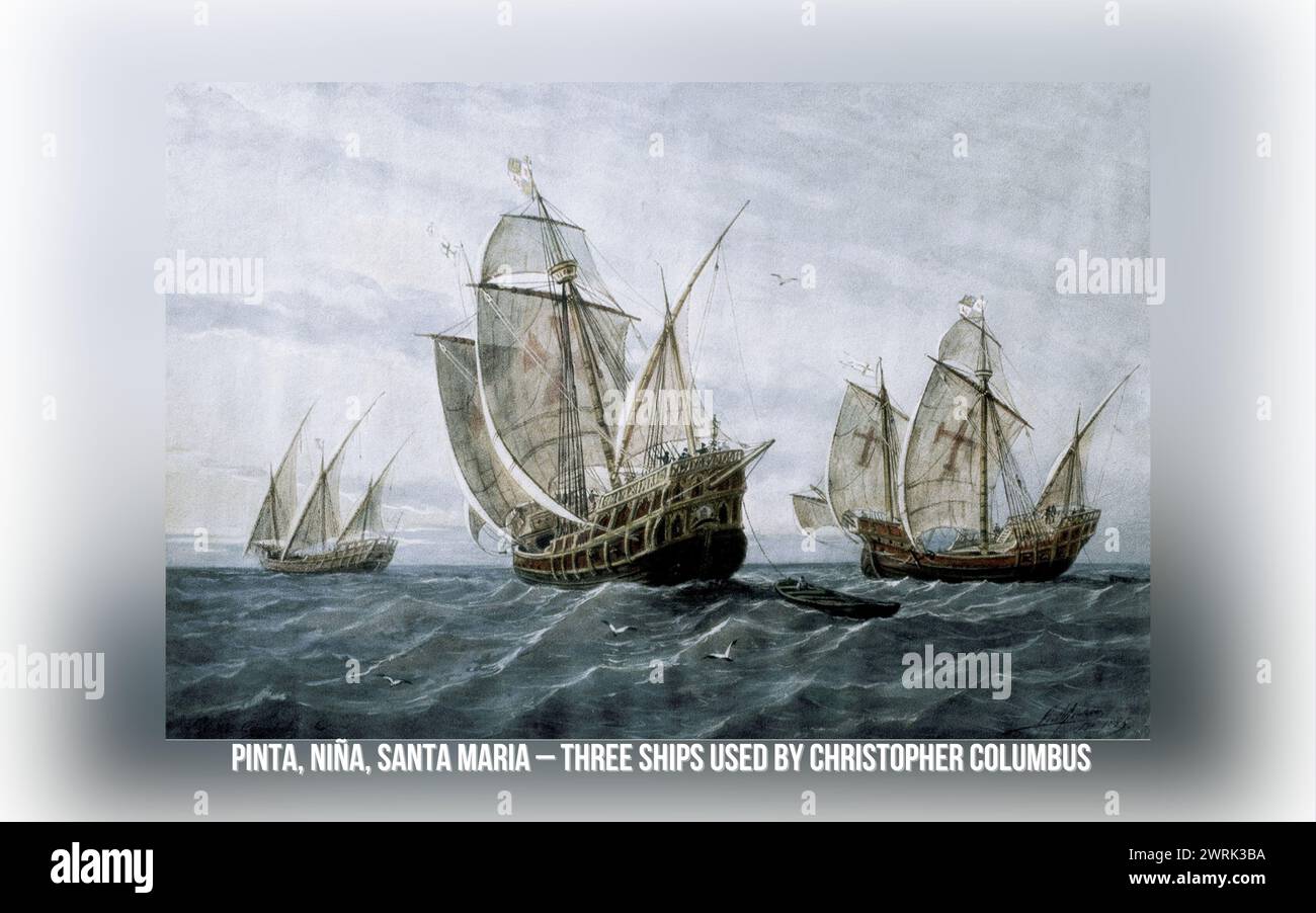 The Santa Maria, Columbus' tricontinental ship Stock Photo - Alamy