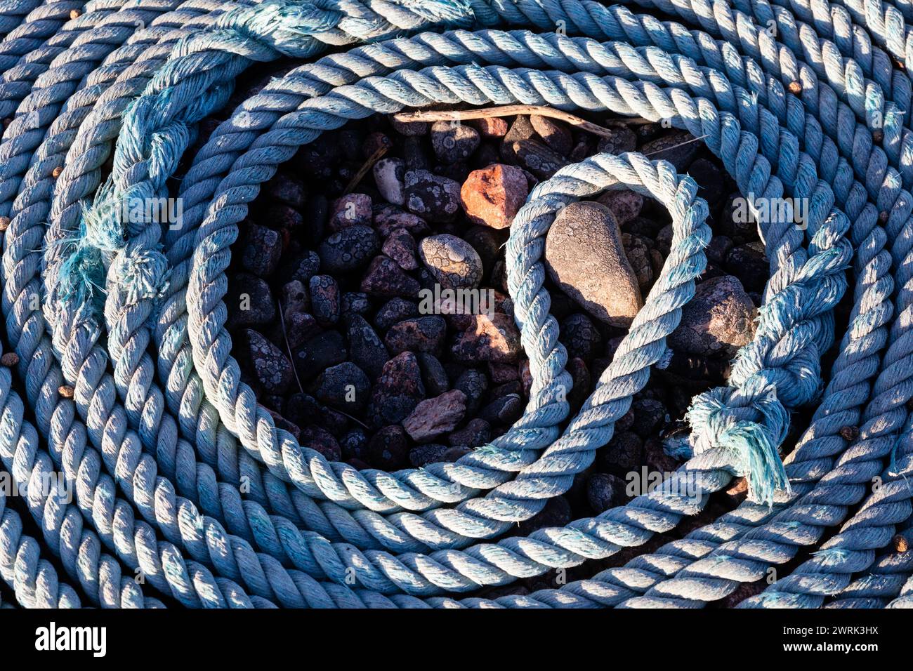 Coil old rope hi-res stock photography and images - Alamy