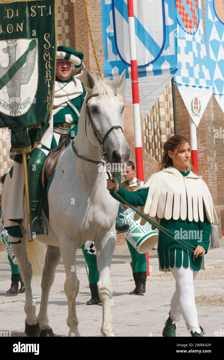 Palio of asti traditional parade hi-res stock photography and images ...