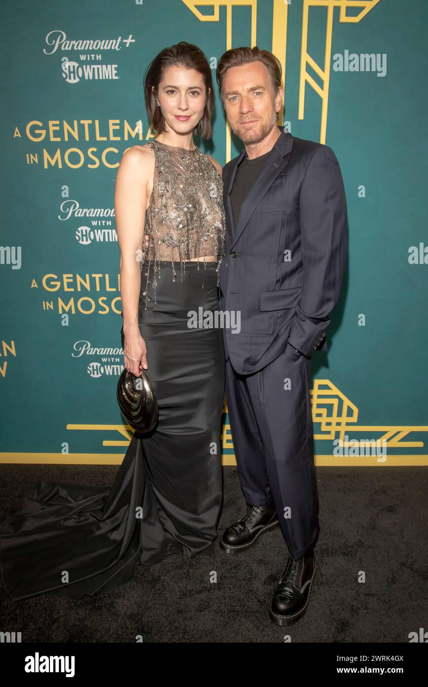 New York, United States. 12th Mar, 2024. (L-R) Mary Elizabeth Winstead ...