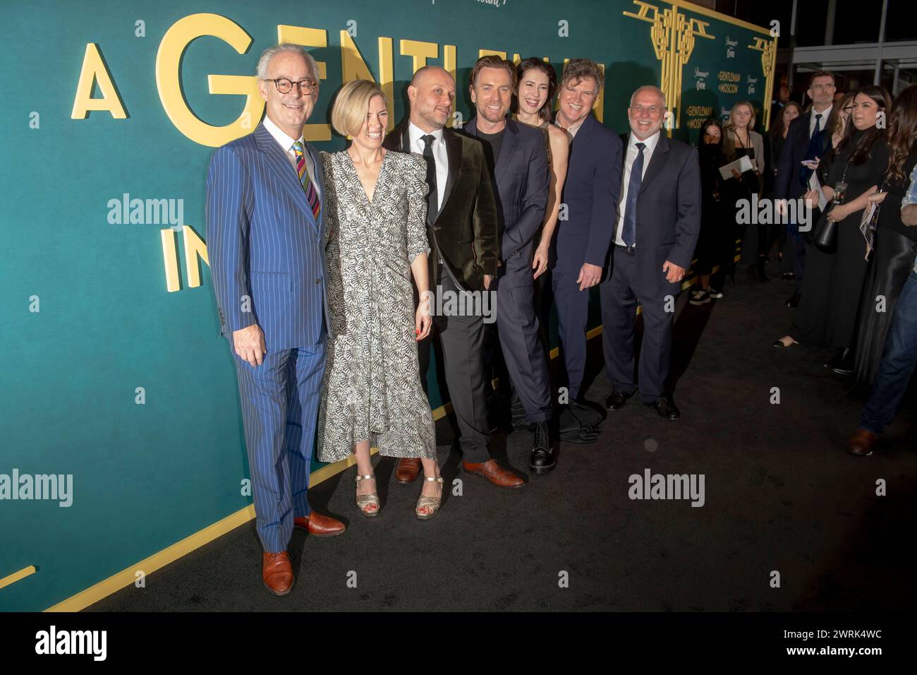 (L-R) Amor Towles, Sharon Hughff, Sharon Hughff, Ben Vanstone, Ewan McGregor, Mary Elizabeth ...