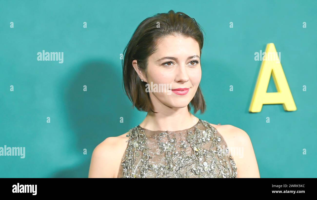 New York, United States. 12th Mar, 2024. Mary Elizabeth Winstead ...