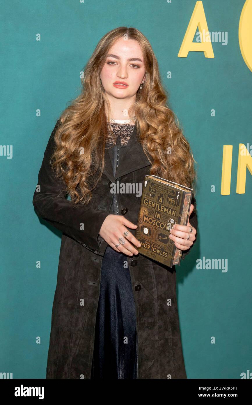 New York, United States. 12th Mar, 2024. Maisie Matilda Jackson attends ...