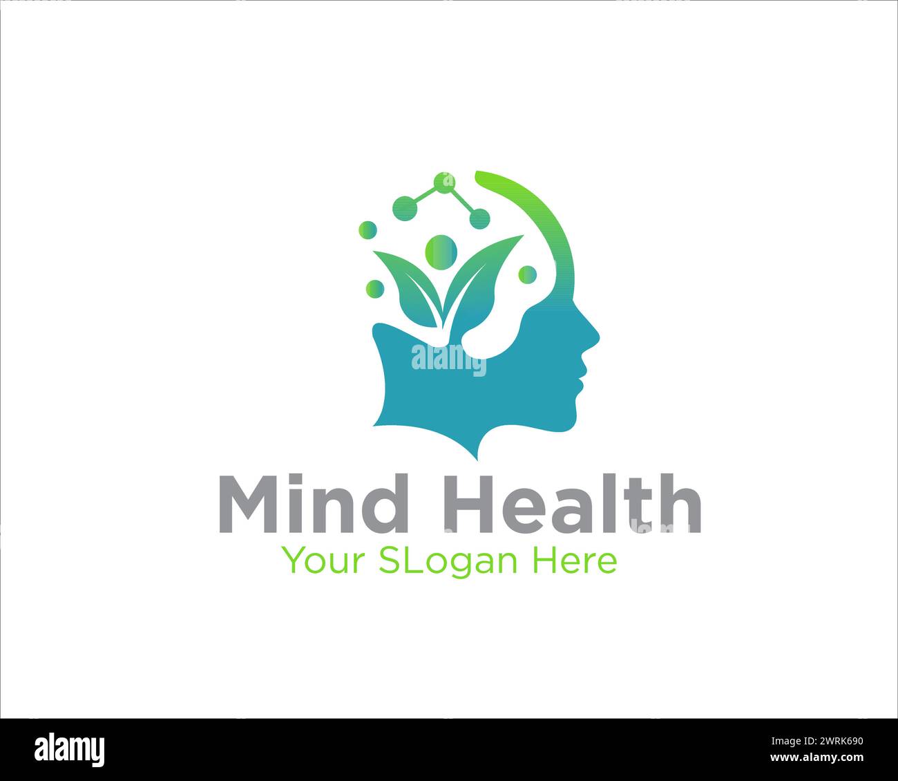 leaf mind health care logo designs for medical service and consultant ...