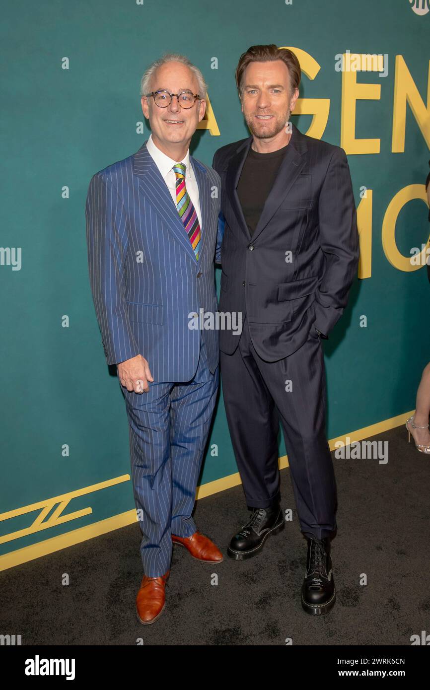 New York, United States. 12th Mar, 2024. (L-R) Amor Towles and Ewan ...
