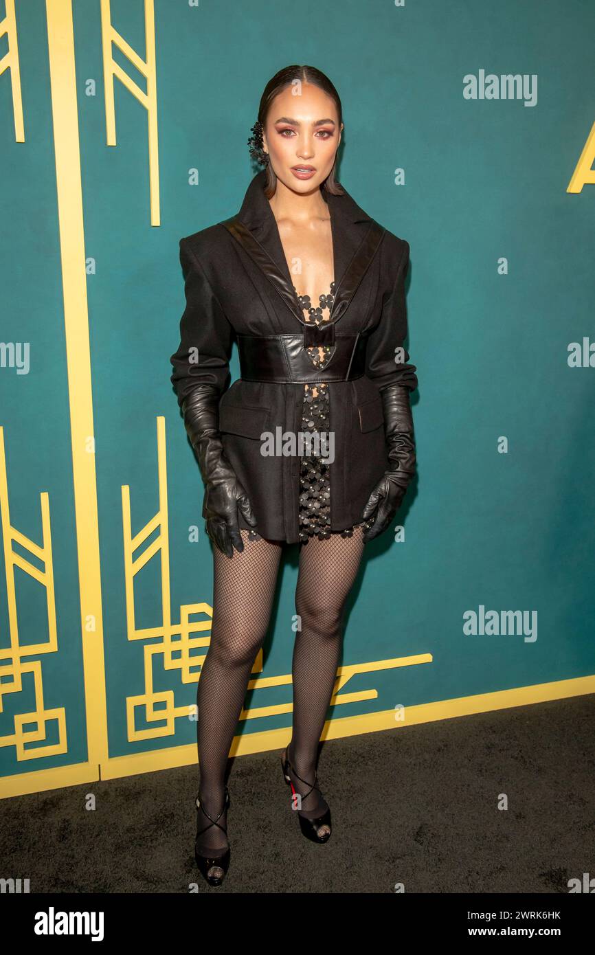 New York, United States. 12th Mar, 2024. R'Bonney Gabriel attends the ...