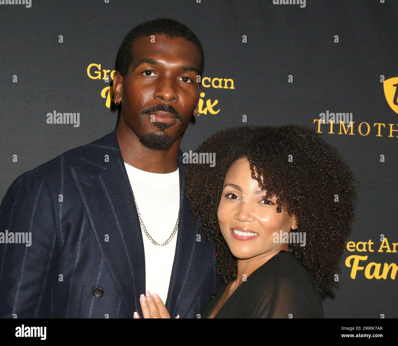 LOS ANGELES - FEB 9: Khris Davis, Jasmine Mathews at the 2024 ...