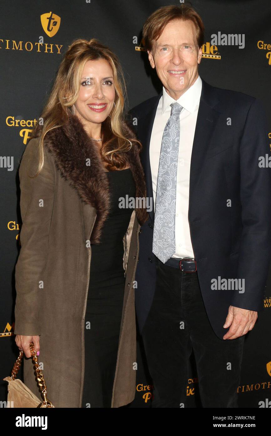 LOS ANGELES - FEB 9: Michelle Wolf, Jack Wagner at the 2024 Movieguide ...