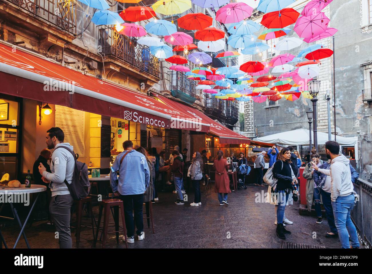 Scirocco Sicilian Fish Lab seafood restaurant in area of food market ...