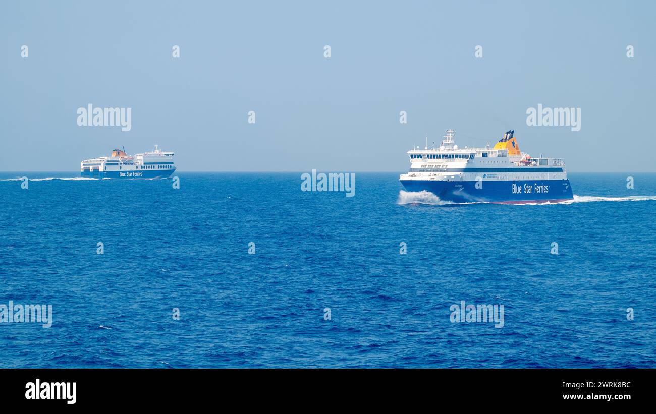 Blue Star Ferries Greek passanger transportation company providing ferry services between the ...
