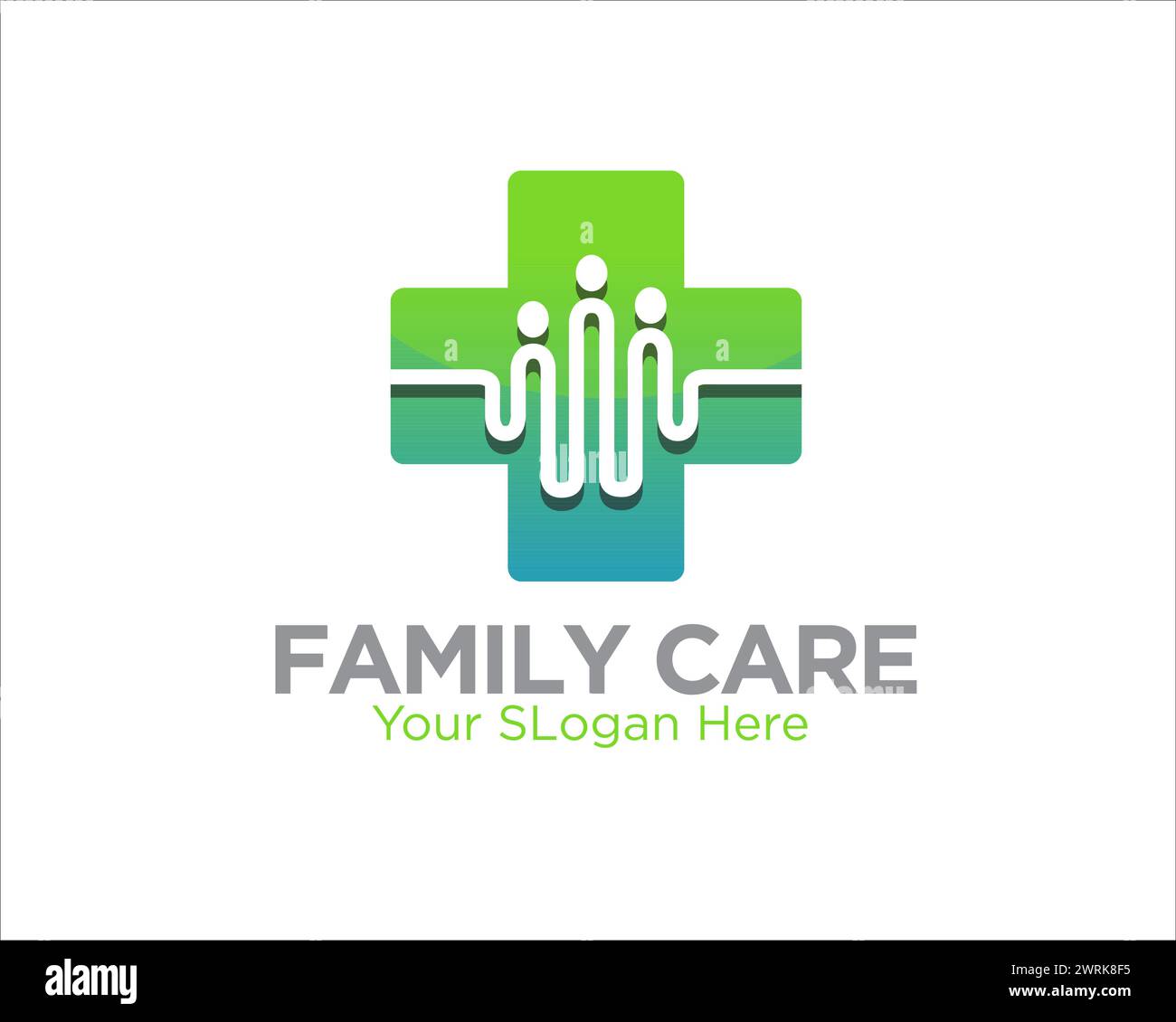 family care logo designs simple for medical and clinic service Stock ...