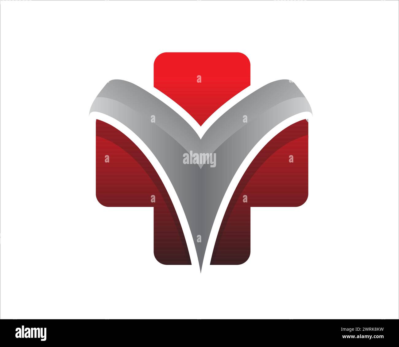 plus health care logo designs simple modern for medical symbols Stock ...