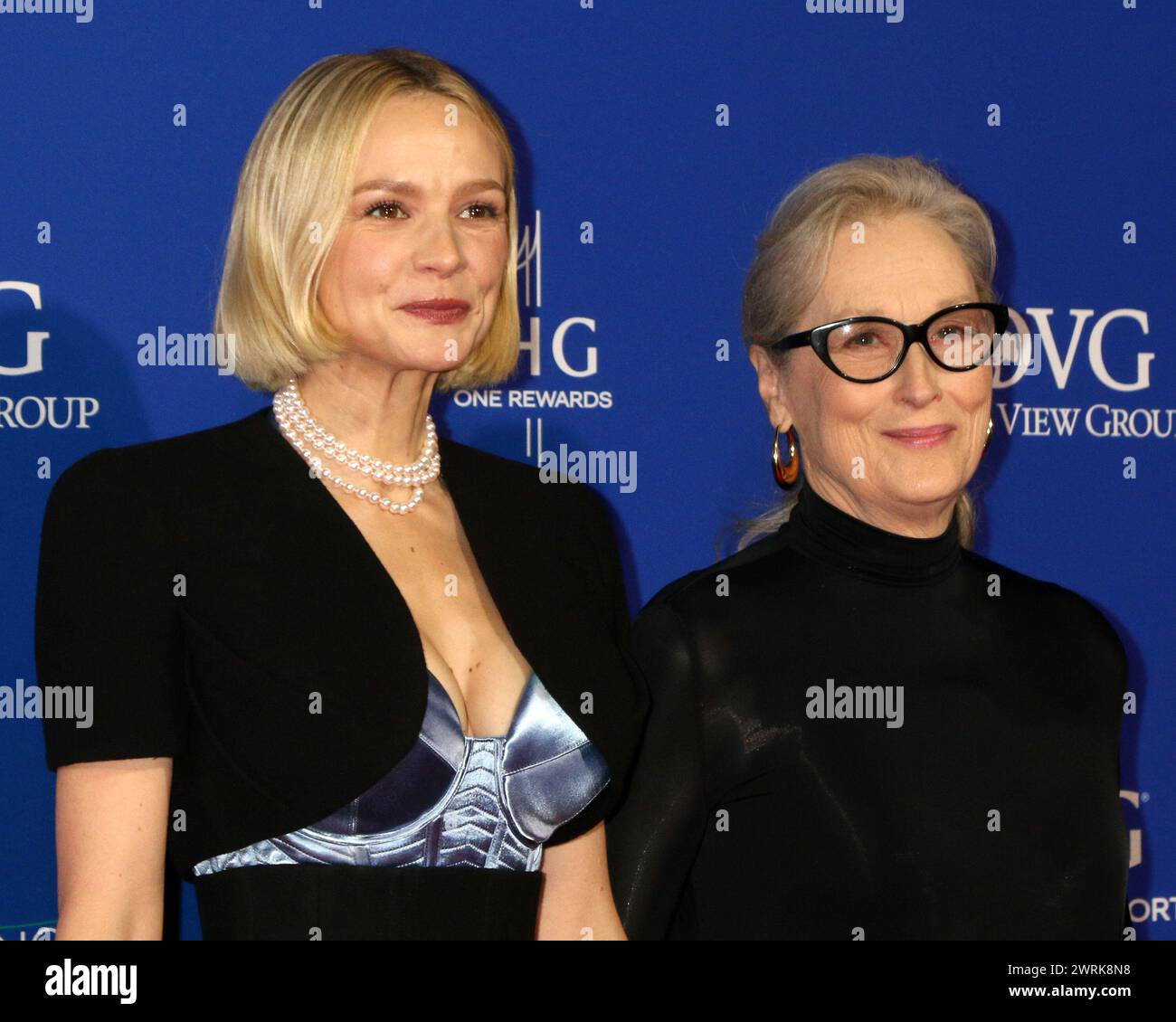 LOS ANGELES - JAN 4: Carey Mulligan, Meryl Streep at the 2024 Palm ...