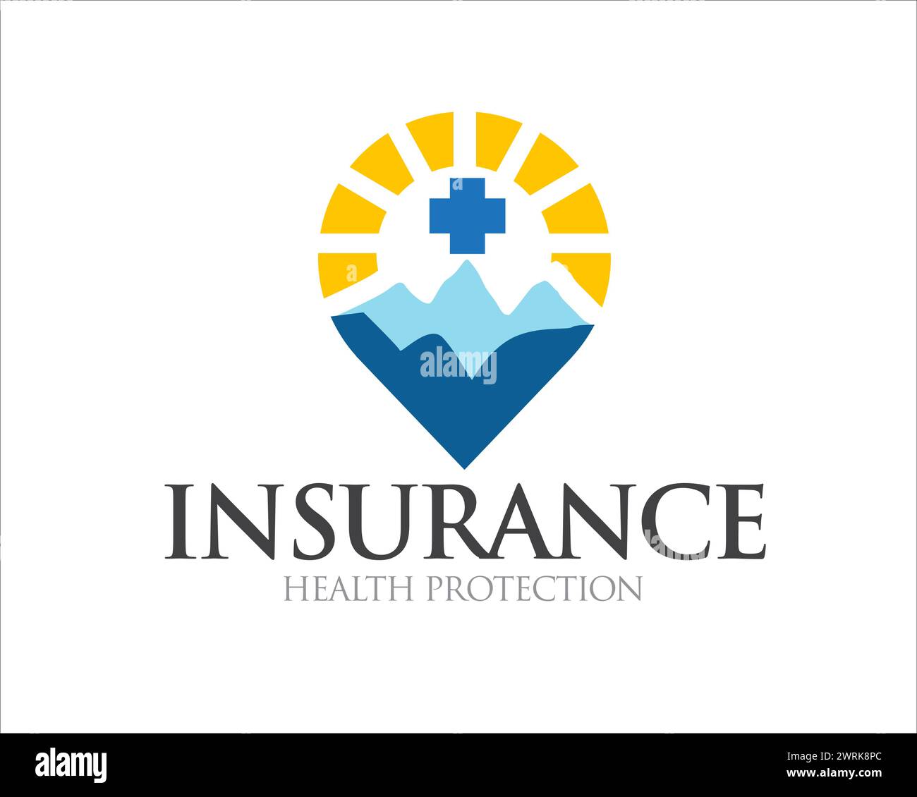 mountain health insurance logo designs for business logo and protection ...