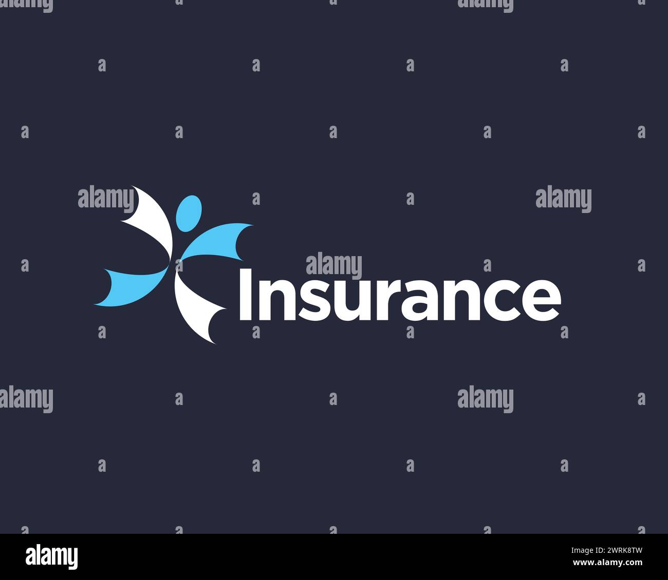 happy insurance logo designs simple modern for medical or health ...