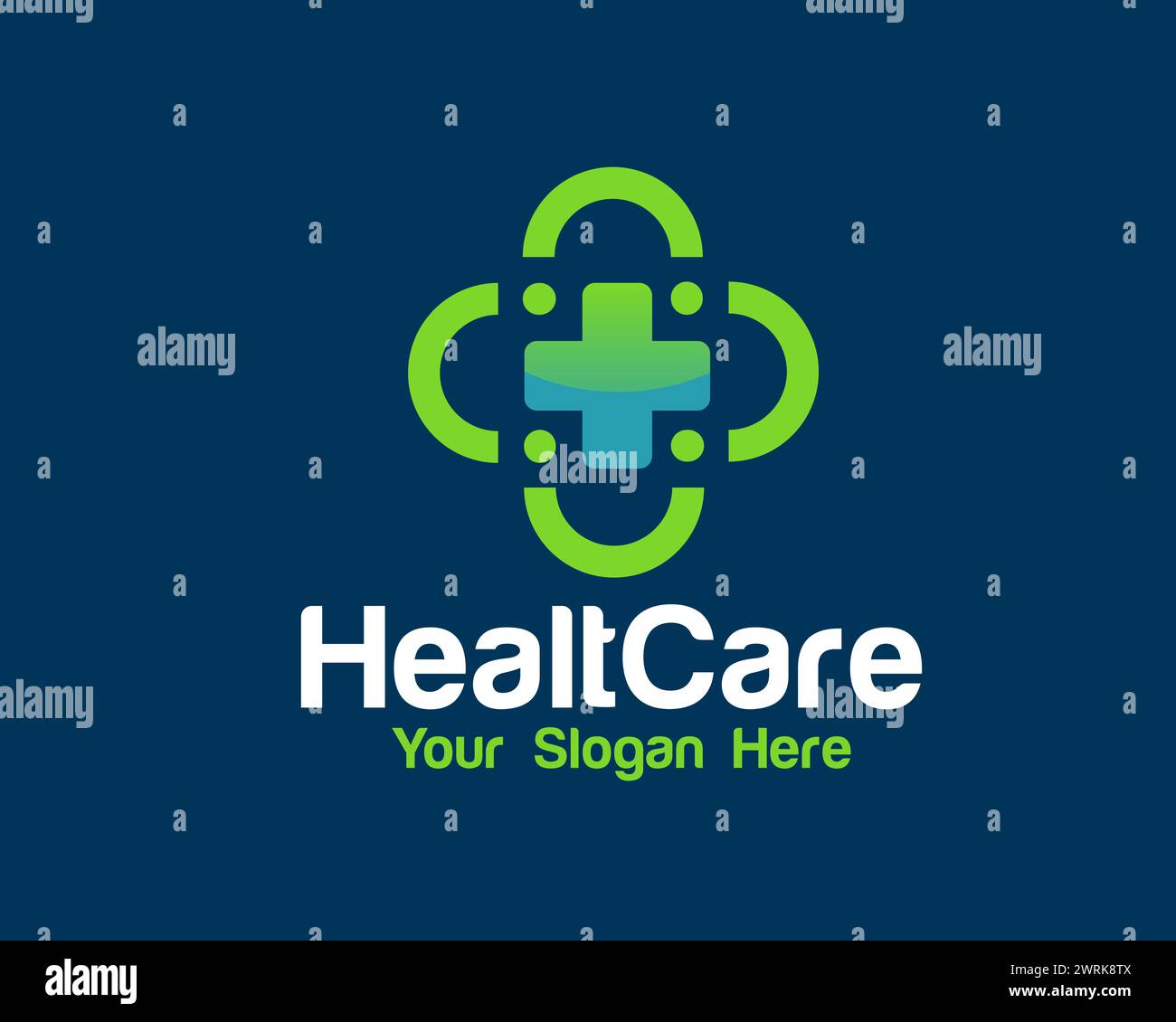 health care team logo designs simple modern Stock Vector Image & Art ...