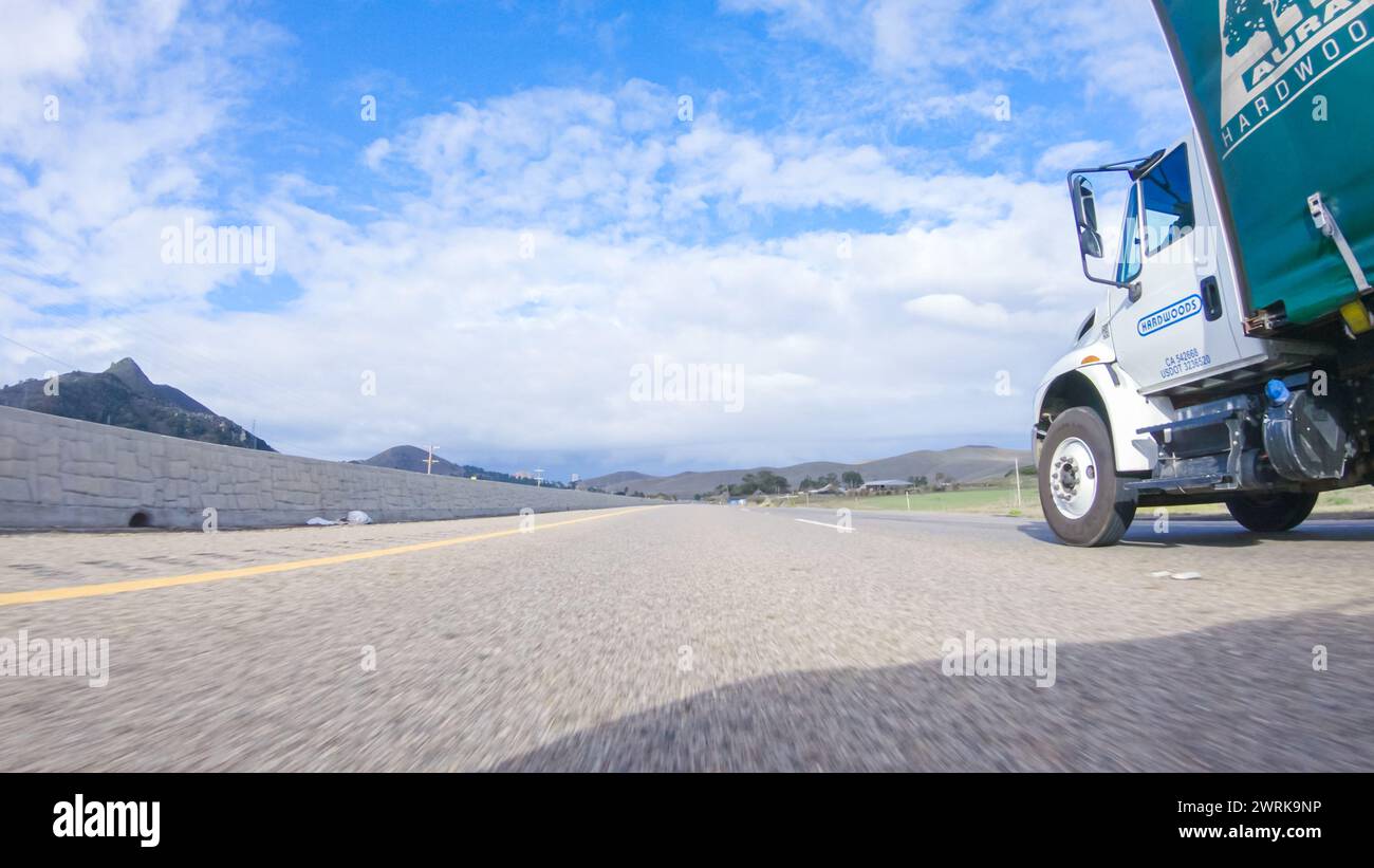 Highway 101 california pov hi-res stock photography and images - Alamy