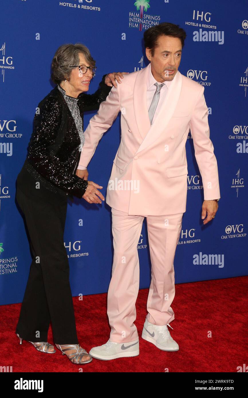 LOS ANGELES - JAN 4: Robert Downey Jr, Rosie Levin at the 2024 Palm ...