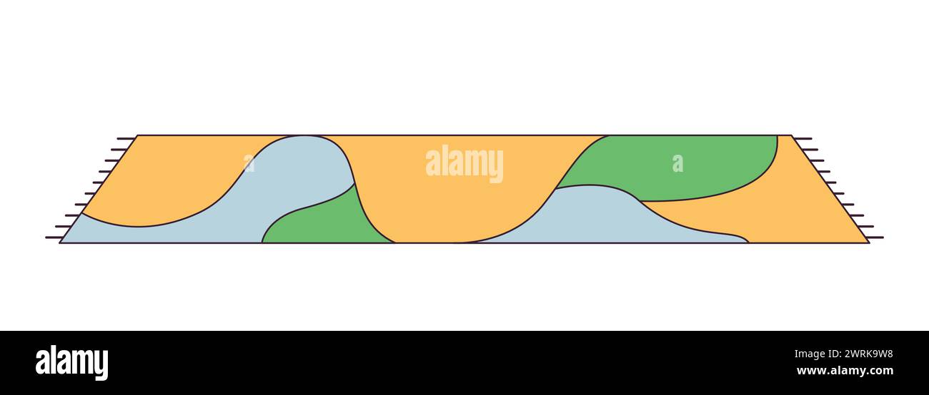 Soft carpet on floor Stock Vector Images - Alamy