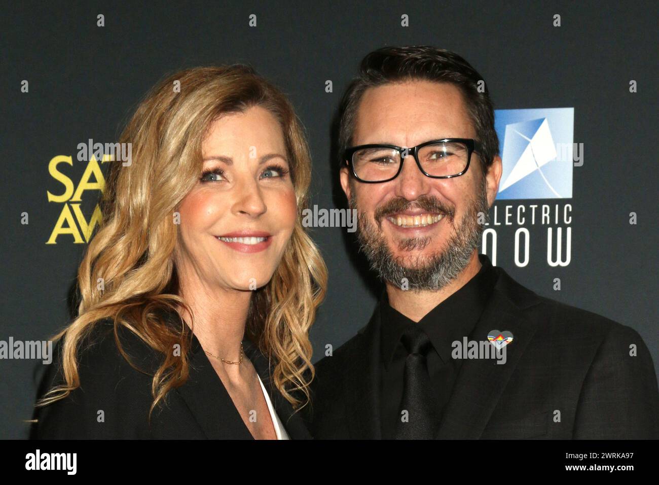LOS ANGELES - FEB 4: Anne Prince, Wil Wheaton at the 2024 Saturn Awards at the Burbank ...