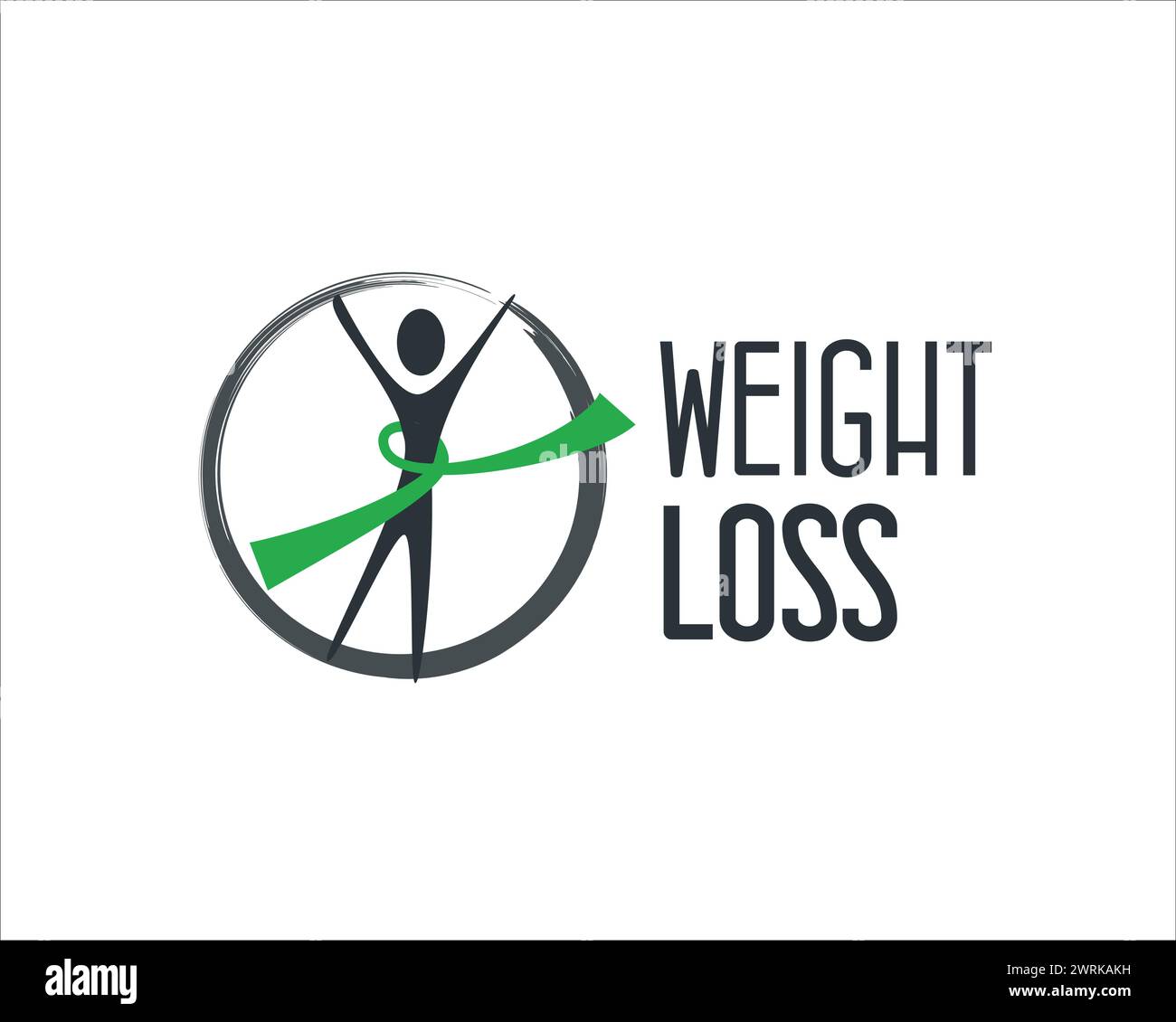 weight loss logo for medical and health service Stock Vector Image ...