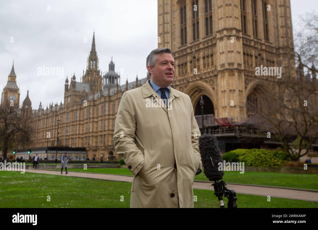 London, England, UK. 13th Mar, 2024. Shadow Paymaster General JONATHAN ...