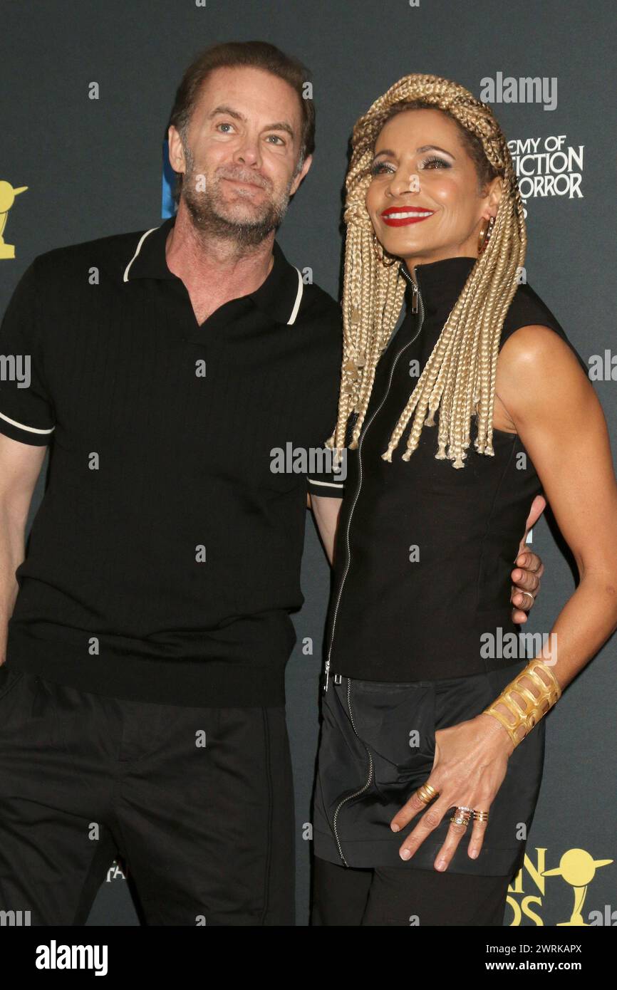 LOS ANGELES - FEB 4: Garret Dillahunt, Michelle Hurd at the 2024 Saturn ...