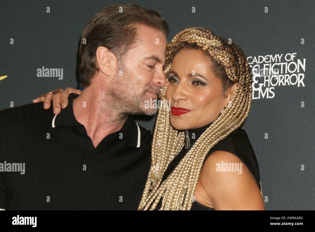 LOS ANGELES - FEB 4: Garret Dillahunt, Michelle Hurd at the 2024 Saturn ...
