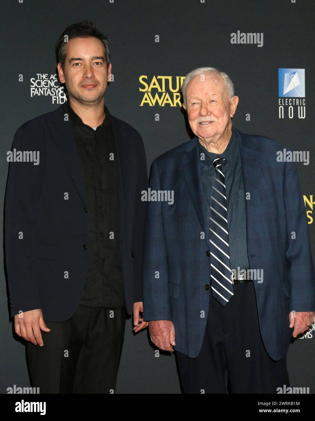 LOS ANGELES - FEB 4: Jim Quan, Jimmy Hunt at the 2024 Saturn Awards at the Burbank Convention ...