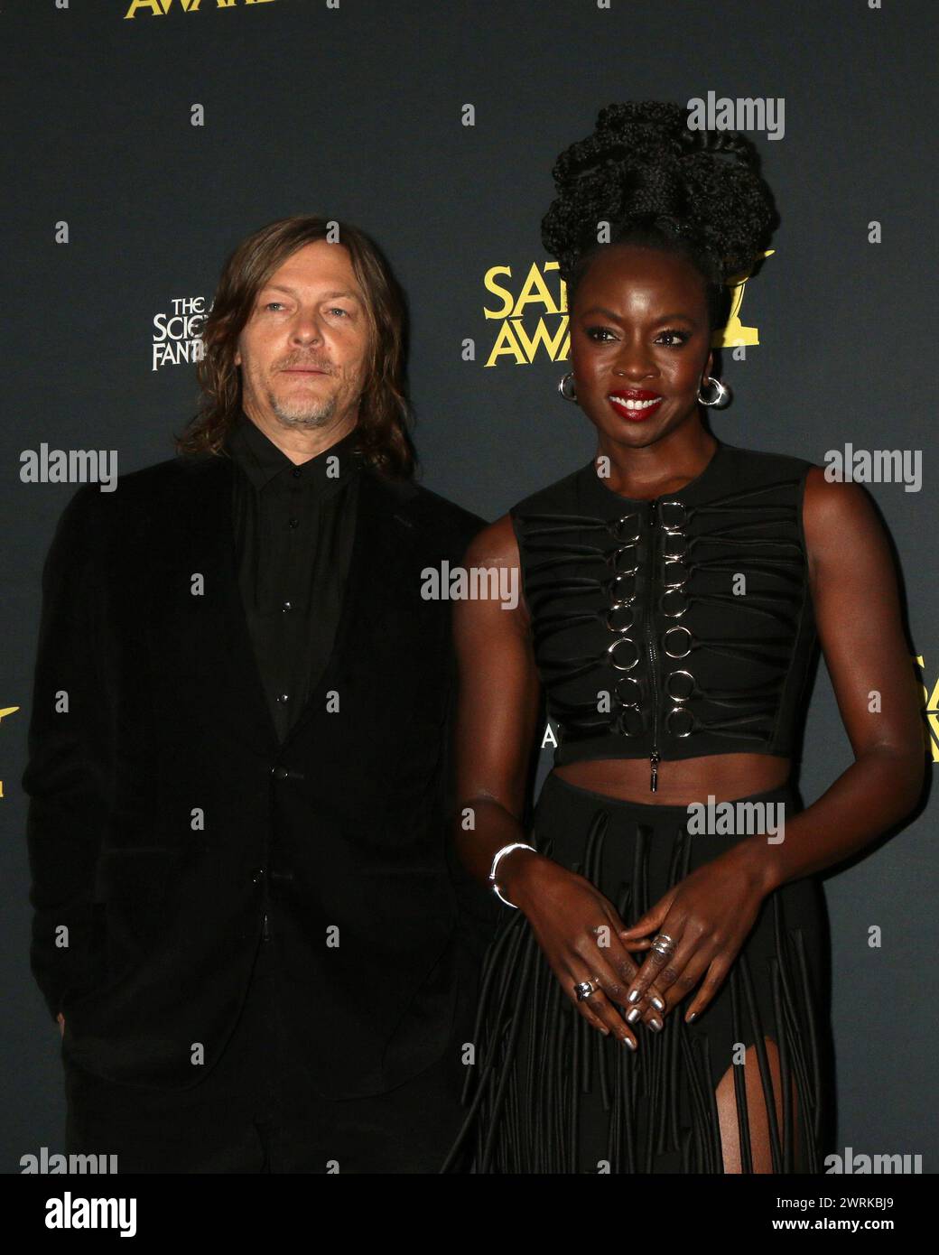 LOS ANGELES - FEB 4: Norman Reedus, Danai Gurira at the 2024 Saturn ...