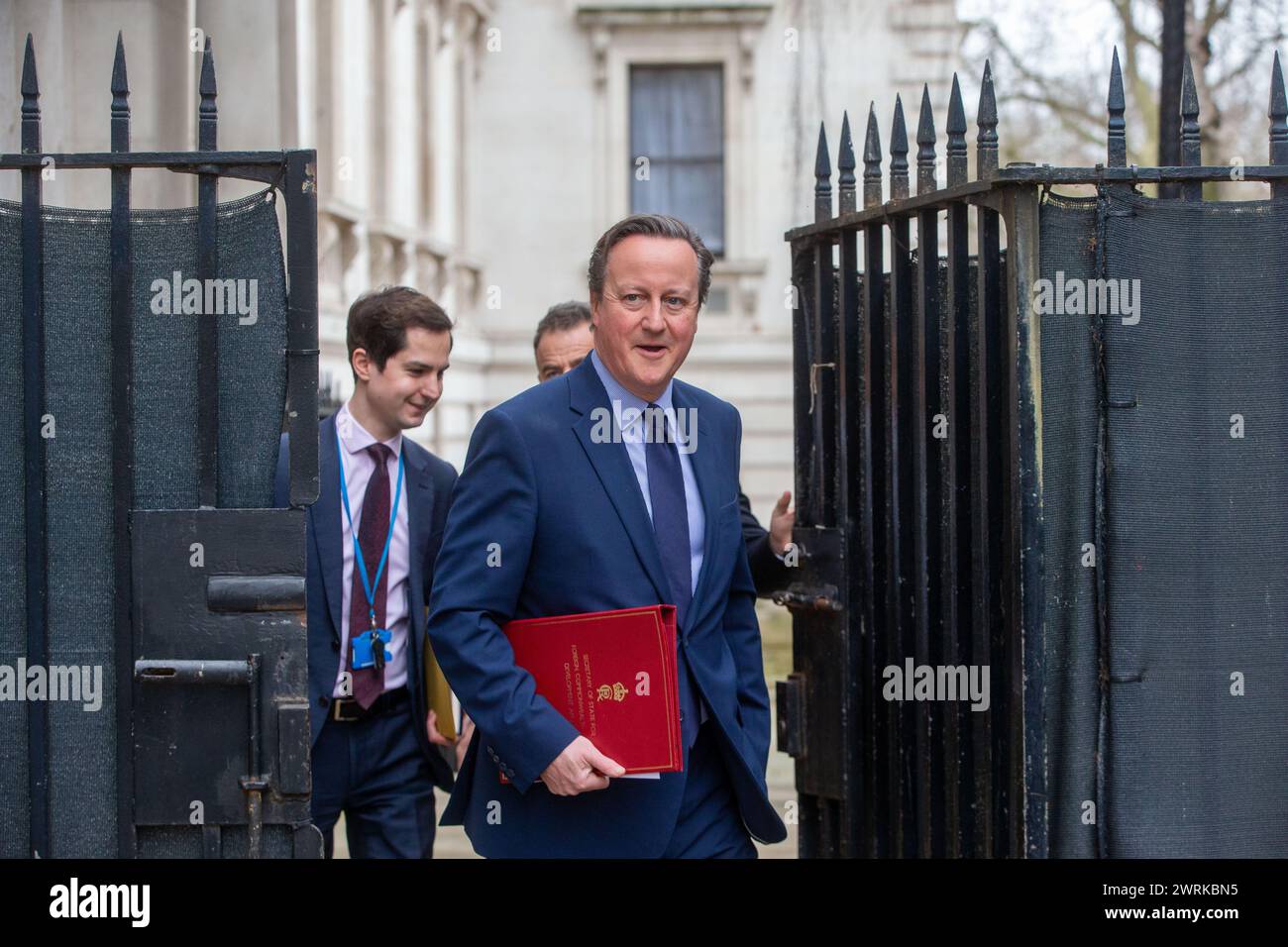 London, England, UK. 13th Mar, 2024. Foreign Secretary DAVID CAMERON is ...