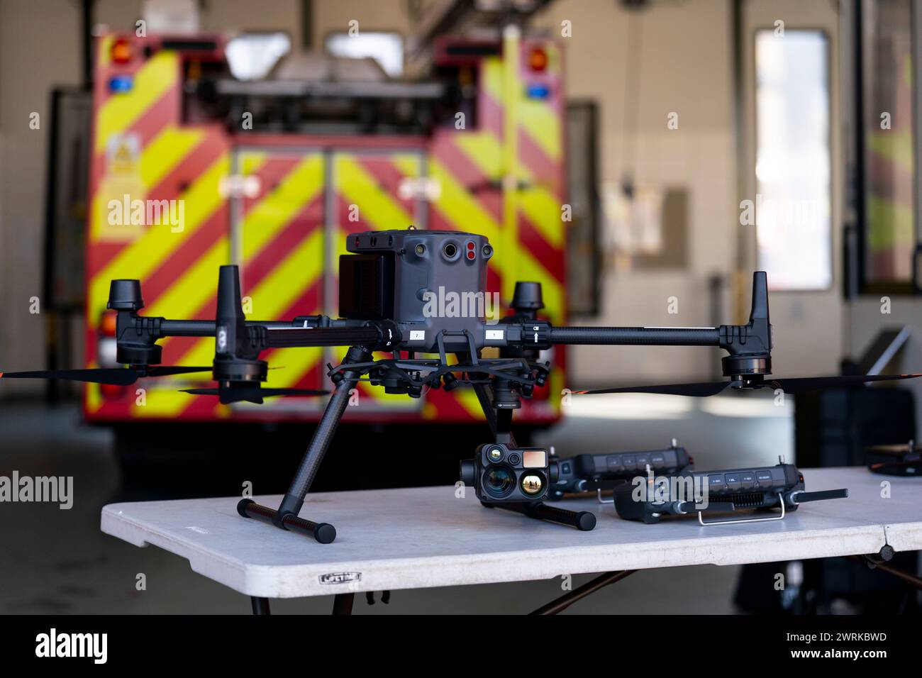 New drone technology is showcased during a demonstration of the London ...