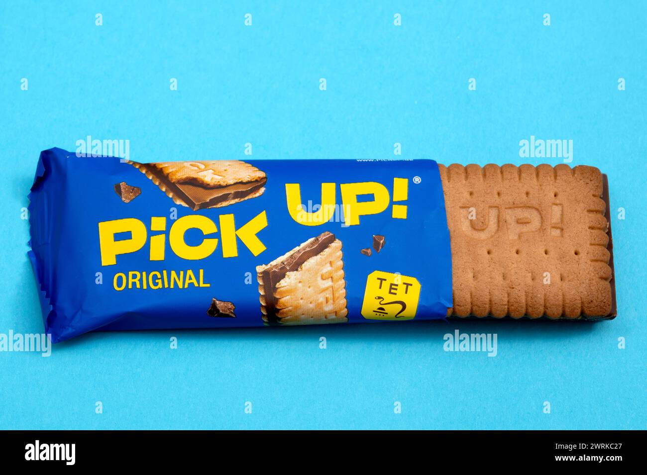 Pick Up chocolate biscuits Stock Photo - Alamy