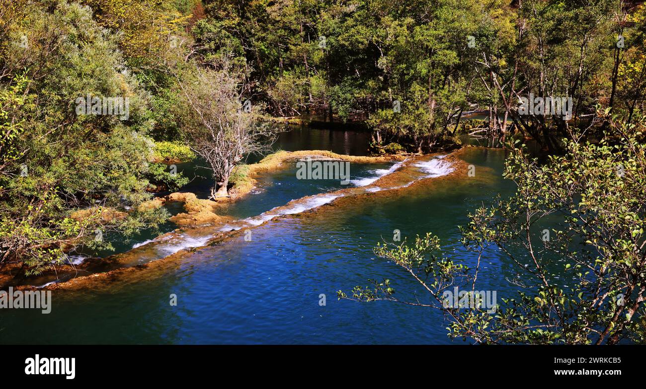 Wasserfall, Martin Brod , Fluss, Flussufer, Una Nationalpark, Bosnien ...