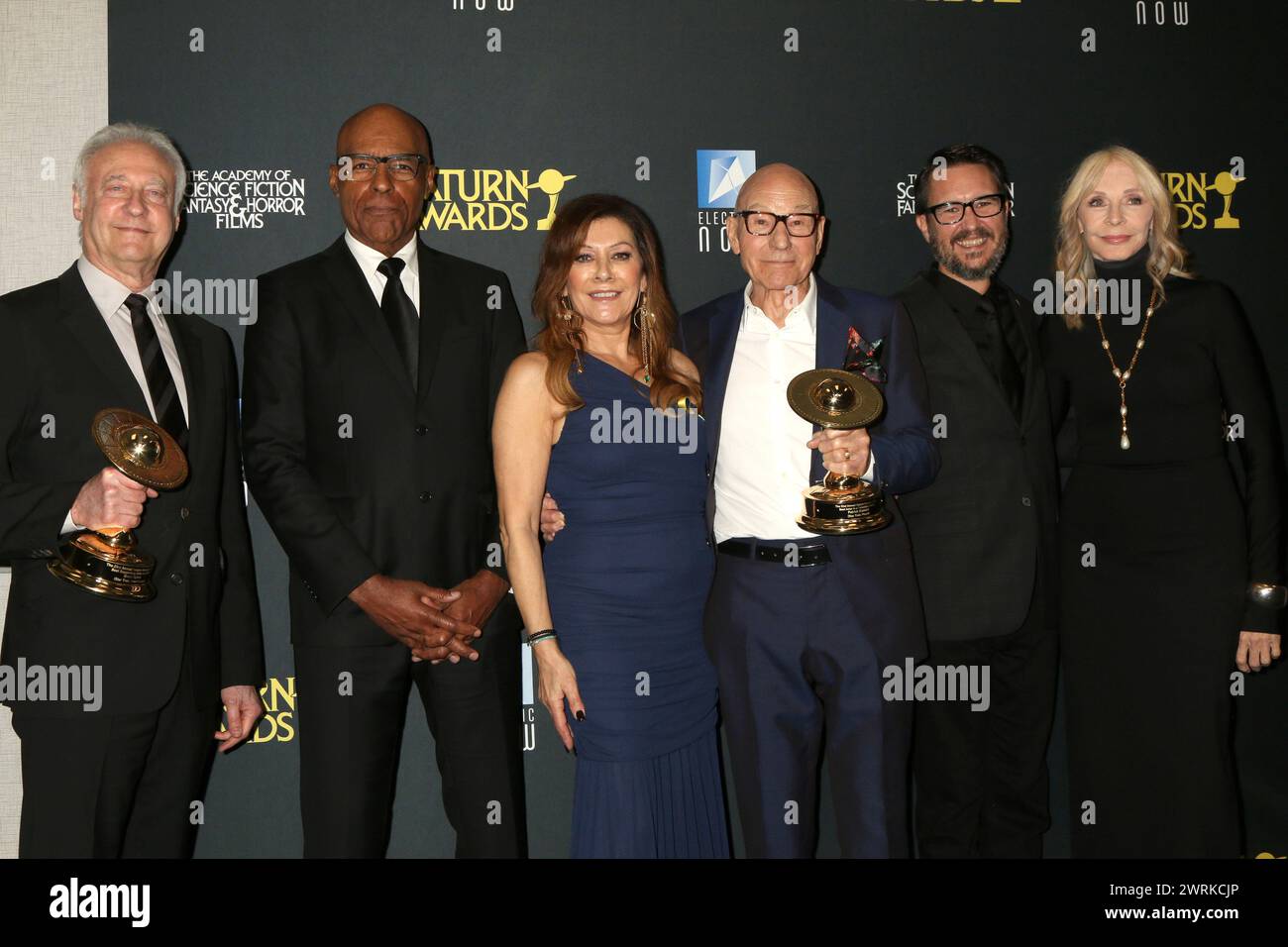 LOS ANGELES - FEB 4: Brent Spiner, Michael Dorn, Marina Sirtis, Patrick ...