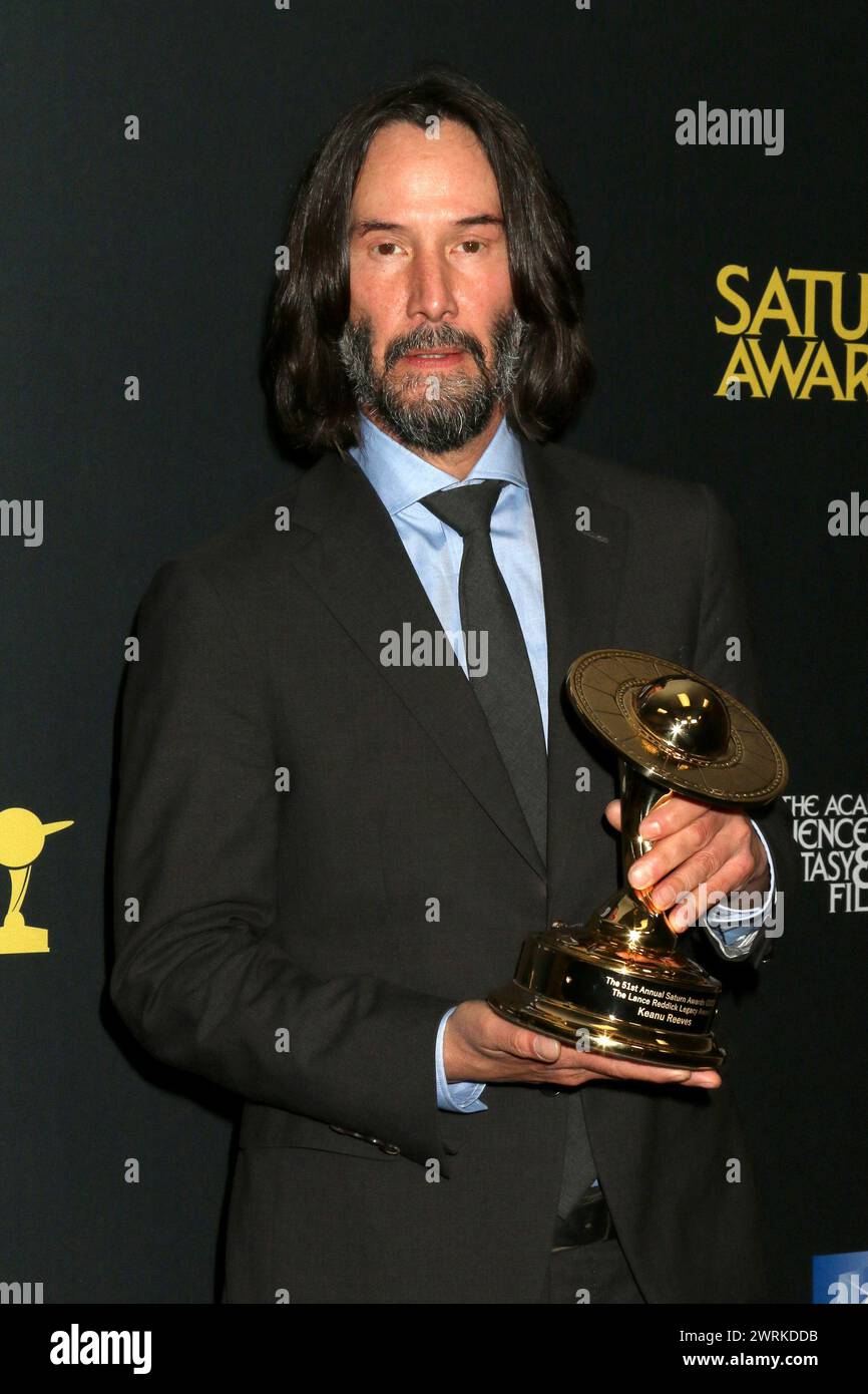 LOS ANGELES - FEB 4: Keanu Reeves at the 2024 Saturn Awards at the ...