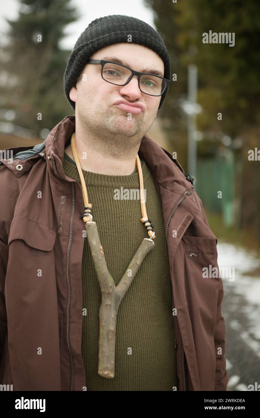 Slingshot power hi-res stock photography and images - Alamy