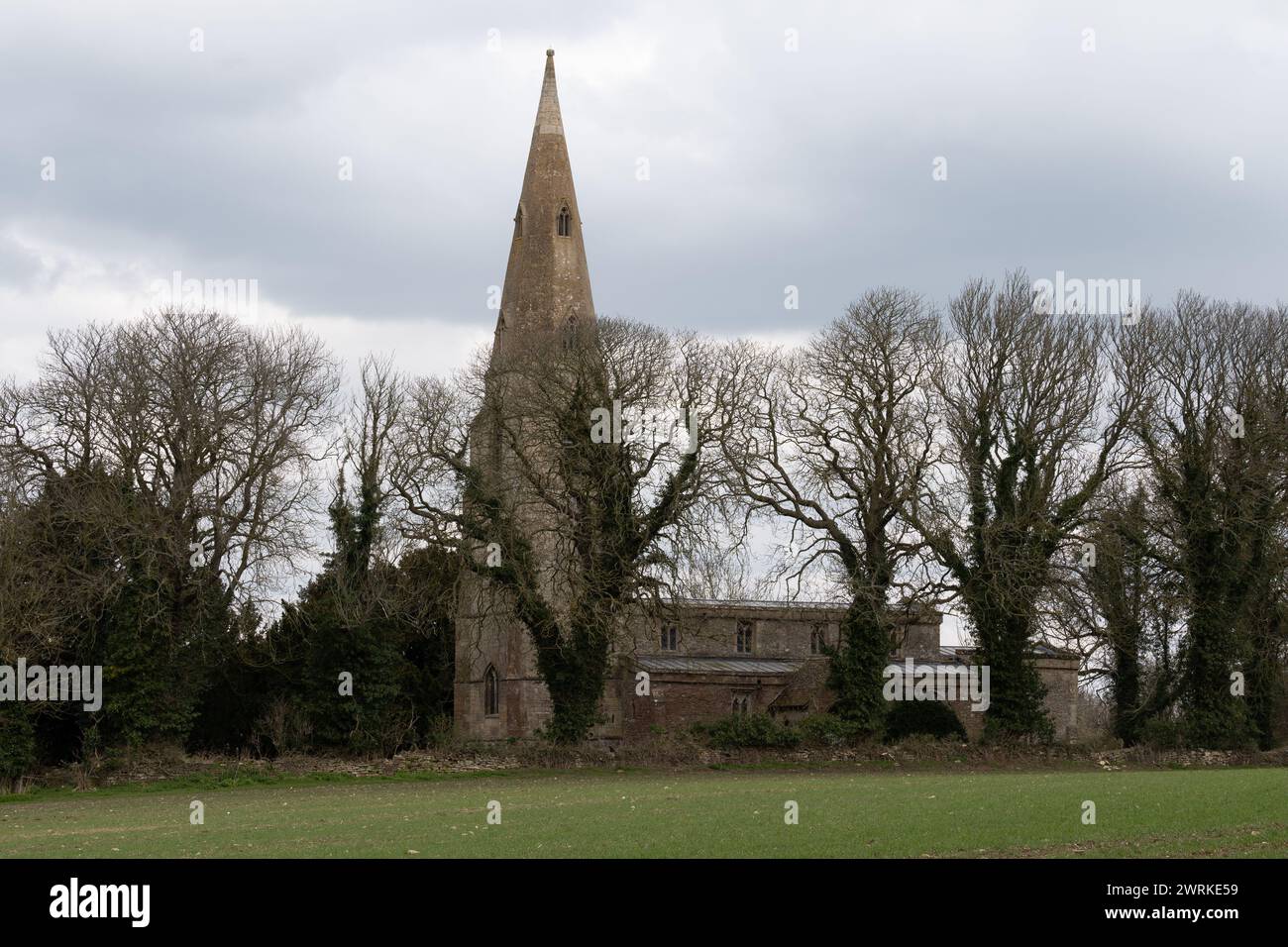 St. Swithin`s Church, Old Weston, Cambridgeshire, England, UK Stock ...